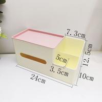 China Creative multi-functional desktop storage box, children's DIY handmade stationery storage, pen holder, tissue box for sale