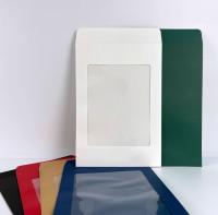 China Transparent kraft paper bag envelopes A4/A5 for bank storage can be sealed with masks and ivory plates, suitable for household products such as pillows for sale