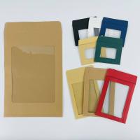 China Transparent kraft paper bag envelopes A4/A5 for bank storage can be sealed with masks and ivory plates, suitable for household products such as pillows for sale