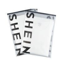 China Custom Clothing Bags Ziplock Bags Security Feature Gravure Printing for Shoes Socks Packaging Frosted PE Plastic Custom Logo for sale