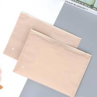 China Customized PVC matte zipper clothing bags, plastic zipper locks, clothes, T-shirts, other clothing packaging - for socks and shoes for sale