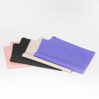 China CPE Apricot Pink Ziplock Bags with Transparent Garment Zipper for Clothes Shoes Socks Fur Gravure Printing Surface Handling for sale