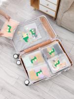 China Thickened PE Cartoon Kindergarten Clothing Ziplock Bags with Gravure Printing for Socks and Shoes Storage for sale