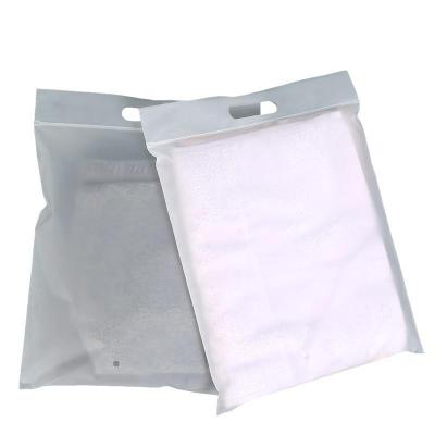 China Frosted Self Sealing Handheld Clothing Down Suit Stick Bone Bag for sale