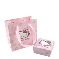 China Pink Packaging Box Cute Cartoon Jewelry Packaging Handbag for sale