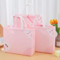 China Pink Packaging Box Cute Cartoon Jewelry Packaging Handbag for sale