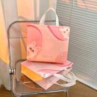 China Pink Packaging Box Cute Cartoon Jewelry Packaging Handbag for sale