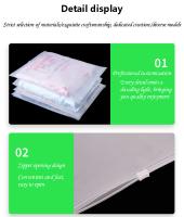 China Frosted Zipper Packaging Bags Plastic Self Sealing Bags Clothing Zipper Bags for sale