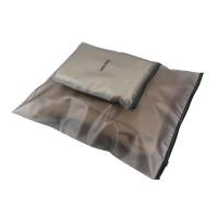 China Customized Printed Underwear Frosted Zip Lock Clothing Packaging Plastic Bags With Logo for sale