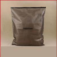 China Customized Printed Underwear Frosted Zip Lock Clothing Packaging Plastic Bags With Logo for sale