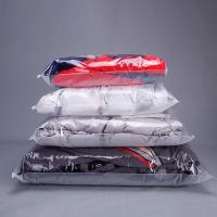 China Wholesale Custom Moisture-Proof PE Plastic Bags with Transparent Matte Zipper for Shoes Clothes Towels Socks Storage for sale