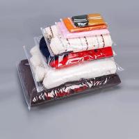 China Wholesale Custom Moisture-Proof PE Plastic Bags with Transparent Matte Zipper for Shoes Clothes Towels Socks Storage for sale