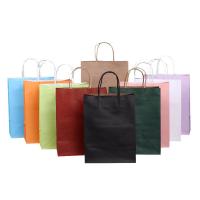 China Cowhide Portable Paper Bags for Takeaway Packaging Creative Gift Bags Clothing Bags for sale