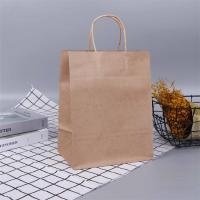 China Cowhide Portable Paper Bags for Takeaway Packaging Creative Gift Bags Clothing Bags for sale