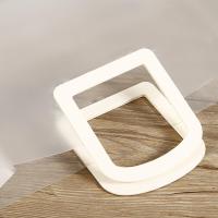 China Free Logo Customizable PE Plastic Carry Shopping Bags with Frosted Foldable Handles for Carrying Socks and Shoes for sale