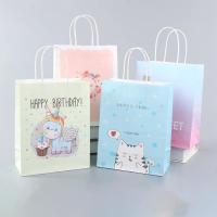 China Recyclable Imported PE Plastic White Food Bags with Twisted Handles Custom Logo Exhibition Use Low MOQ Hand-held Bag for sale