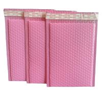 China OEM Stock Eco-friendly Customize Pink Mailer Strong Adhesive Air Bags Packing Mailing Tear Proof Bubble Bag for sale