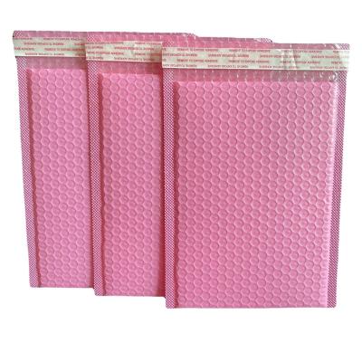 China OEM Stock Eco-friendly Customize Pink Mailer Strong Adhesive Air Bags Packing Mailing Tear Proof Bubble Bag for sale