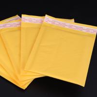 China Wholesale Waterproof Yellow Kraft Paper Shipping Bubble Padded Envelopes Mailers Bags for sale
