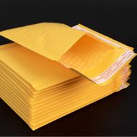China Wholesale Waterproof Yellow Kraft Paper Shipping Bubble Padded Envelopes Mailers Bags for sale