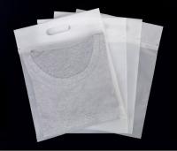 China Wholesale Degradable Recyclable EVA Handled Zip-Lock Bags Matte/Transparent Garment Packaging Strap for Packing Shoes/Garments for sale
