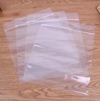 China Transparent Hand Ziplock Bag Frosted PE Disposable Shoes & Clothing Storage Bag for sale