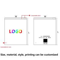 China Customizable Logo Biodegradable Packaging Bag with Frosted Plastic Zipper for Children's Clothing for T-shirts Socks Shoes for sale