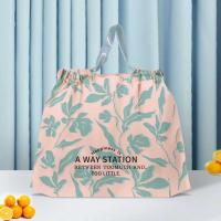 China Wholesale Custom Takeout Drawstring Bag, Drawstring Closure Pouch For Catering Restaurant To‑Go Food Packaging for sale