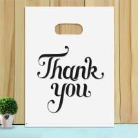 China Factory stock four-finger flat pocket small size plastic bag clothing store bag gift bag packaging bag clothes handbag plastic gift bag Printed HDPE Hand Hole Plastic Bags, Custom Logo Shopping Carry for sale