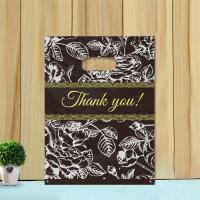 China Factory stock four-finger flat pocket small size plastic bag clothing store bag gift bag packaging bag clothes handbag plastic gift bag Printed HDPE Hand Hole Plastic Bags, Custom Logo Shopping Carry for sale