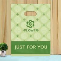 China Eco Friendly Printed HDPE Hand Hole Bags Reusable Custom Logo Carry Bags for Retail for sale