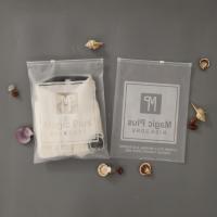 China Custom CPE Frosted Zipper Bag Production Process | Waterproof Reusable Plastic Zip Bag Manufacturing for sale