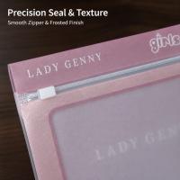 China Custom Logo Printed Frosted Plastic Slider Zipper Bag for Clothing Packaging EVA Translucent Ziplock Bag Apparel Garment Pouch for sale