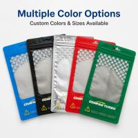 China Custom Printed Flat Mylar Zipper Bag with Euro Hang Hole, Clear Window Aluminum Foil Resealable Pouch for Hardware Electronic Accessories Packaging for sale