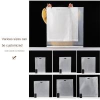 China Premium CPE Frosted Slider Bags with Handle - Resealable Garment Packaging for Clothing & Retail for sale