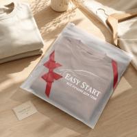 China Printed Frosted Resealable Bag with Zipper Closure for Apparel Gift Packaging for sale