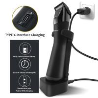 China Men Ipx7 Waterproof Body Groin Hair Clipper Two Cutter Head Rechargeable for sale