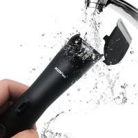 China Men Ipx7 Waterproof Body Groin Hair Clipper Two Cutter Head Rechargeable for sale