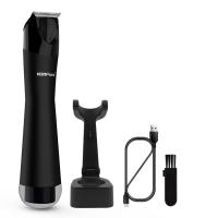 China Men Ipx7 Waterproof Body Groin Hair Clipper Two Cutter Head Rechargeable for sale