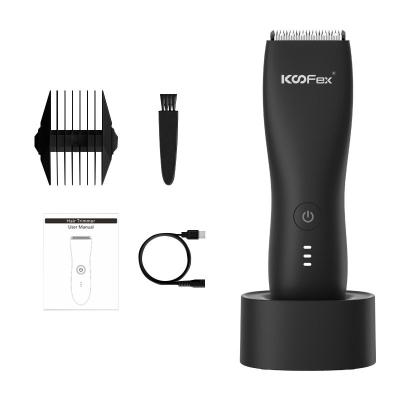 China 5W USB Rechargeable Waterproof Hair Trimmer For Body Groin Haircut for sale