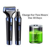 China Painless Waterproof Hair Clippers 4 In 1 Nose Hair Beard Lettering Ear Trimmer For Men for sale