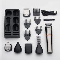 China Rechargeable 6 In 1 Hair Trimmer Set For Razor Nose Hair Body Facial Barber for sale