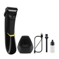 China Electric Groin Hair Trimmer IPX4 Waterproof Body Replaceable Ceramic Blade Heads Hair Clipper for sale