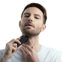 China Men 3D Rotary Beard Cordless Electric Shavers USB Rechargeable Electric Razor With Pop Up Beard Trimmer for sale