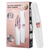 China Portable Waterproof 2 In 1 Mini Lipstick Shaver For Ladies Eyebrow Facial Hair Trimming for sale
