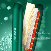 China PTC Heating 2 In 1 Flat Iron Hair Straightener Ceramic Floating Plate for sale