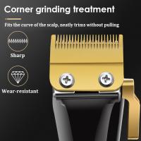 China Professional USB Rechargeable Cordless Hair Trimmer 6500RPM High Power Motor for sale