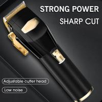 China Professional USB Rechargeable Cordless Hair Trimmer 6500RPM High Power Motor for sale