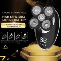 China 5 In 1 Men Electric Shavers 5D Floating Rotary Razor Multifunctional Beard Trimmer for sale