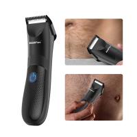 China Men Electric Body Trimmer And Shaver eplaceable Ceramic Blade IPX7 Waterproof Razor for sale